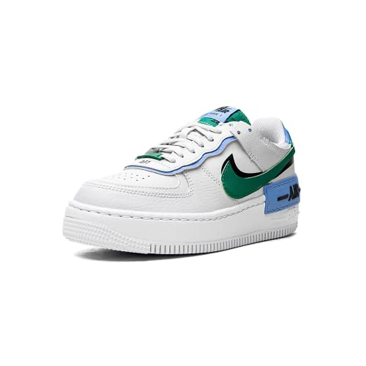 Nike Women's Air Force 1 Shoes, Photon Dust/Malachite-black, 7