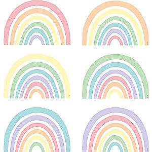 Teacher Created Resources Pastel Pop Rainbows Accents