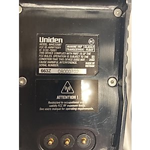 Uniden MHS335BT 6W Class D Floating Handheld VHF Marine Radio with Bluetooth, Text Message Directly To Other Vhf Text Message Capable Radios, IPX8 Submersible Design