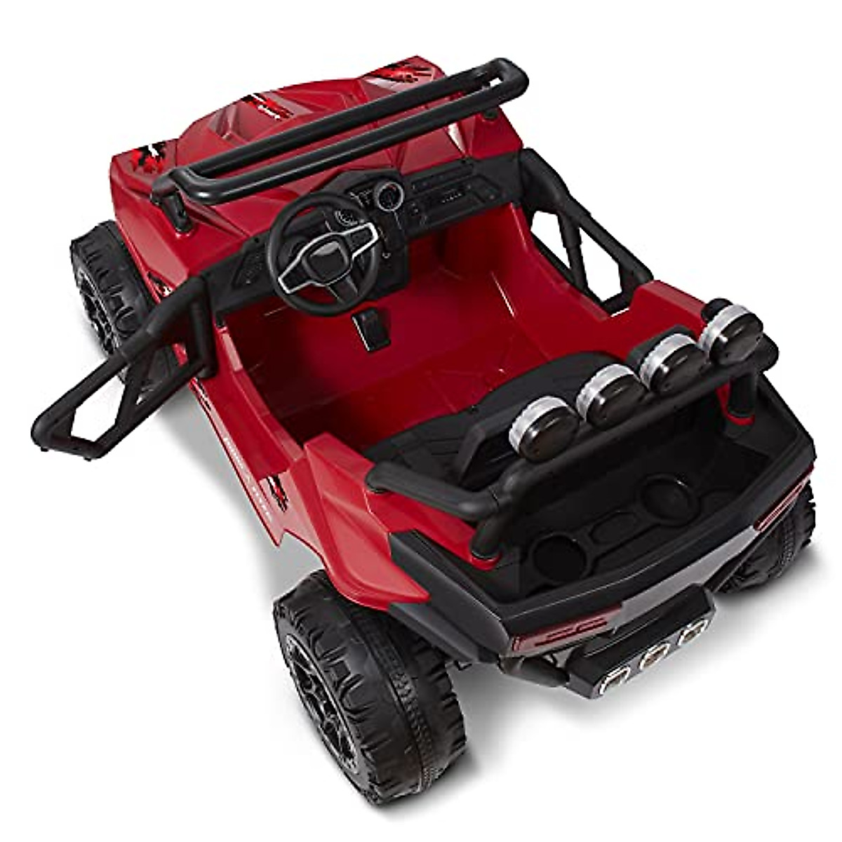 Radio Flyer Ripper Battery Powered Car, 12 Volt Outdoor Ride On Toy, Red Kids Ride On Toy For Ages 3+