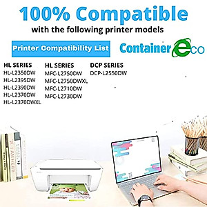 Compatible Toner Cartridge for Brother TN760 TN730, Works with HL-L2350DW HL-L2395DW HL-L2390DW HL-L2370DW MFC-L2750DW MFC-L2710DW DCP-L2550DW, High Yield USA Manufactured (Black,4 Pack)