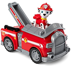 Paw Patrol, Marshall’s Fire Engine Vehicle with Collectible Figure, for Kids Aged 3 and Up