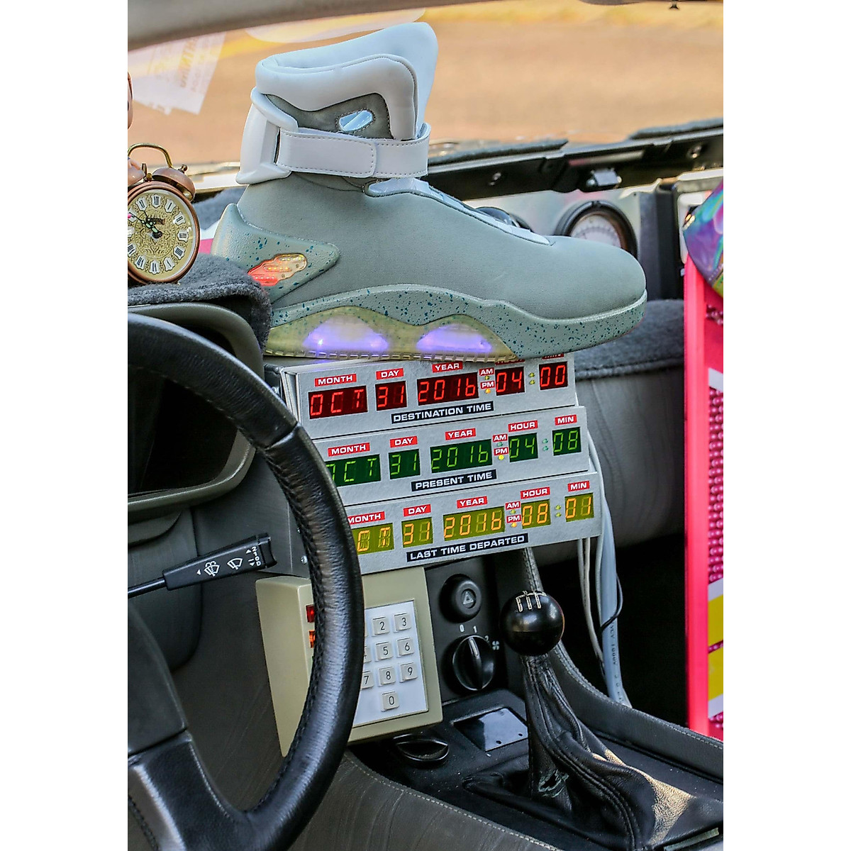 Fun Costumes Back to The Future 2 Adult Light Up Shoes Universal Studios Officially Licensed Size 9 Grey