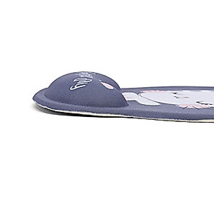 RICHEN Keyboard Wrist Rest and Mouse Pad with Wrist Support, Memory Foam Set for Computer/Laptop/Mac,Gaming and Office, Durable & Comfortable & Lightweight for Easy Typing & Pain Relief (Cute Cat)