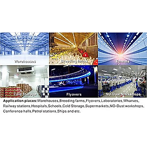 4FT LED Shop Light Outdoor Canopy Light Tube Waterproof 30w TRIPROOF for Walk in Cooler Indoor Outdoor Parking LOT Car WASH Clean Room