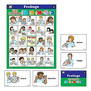 Super Duper Publications | American Sign Language Bingo Game | Educational Learning Resource for Children
