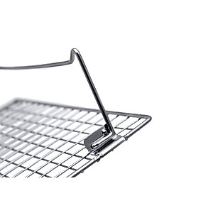 Checkered Chef Stainless Steel Stackable Cooling Racks - 2 Pack Stacking Cooling/Baking Racks - Each Rack 10 x 15" - Tiered Cooling Rack for Cooking, Cooling and Baking - Oven and Dishwasher Safe