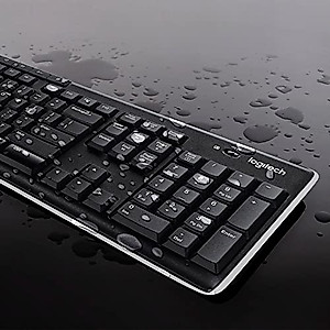 Logitech 920003051, K270 Wireless Keyboard, 17 x 6 x 1 inches - Black (Renewed)