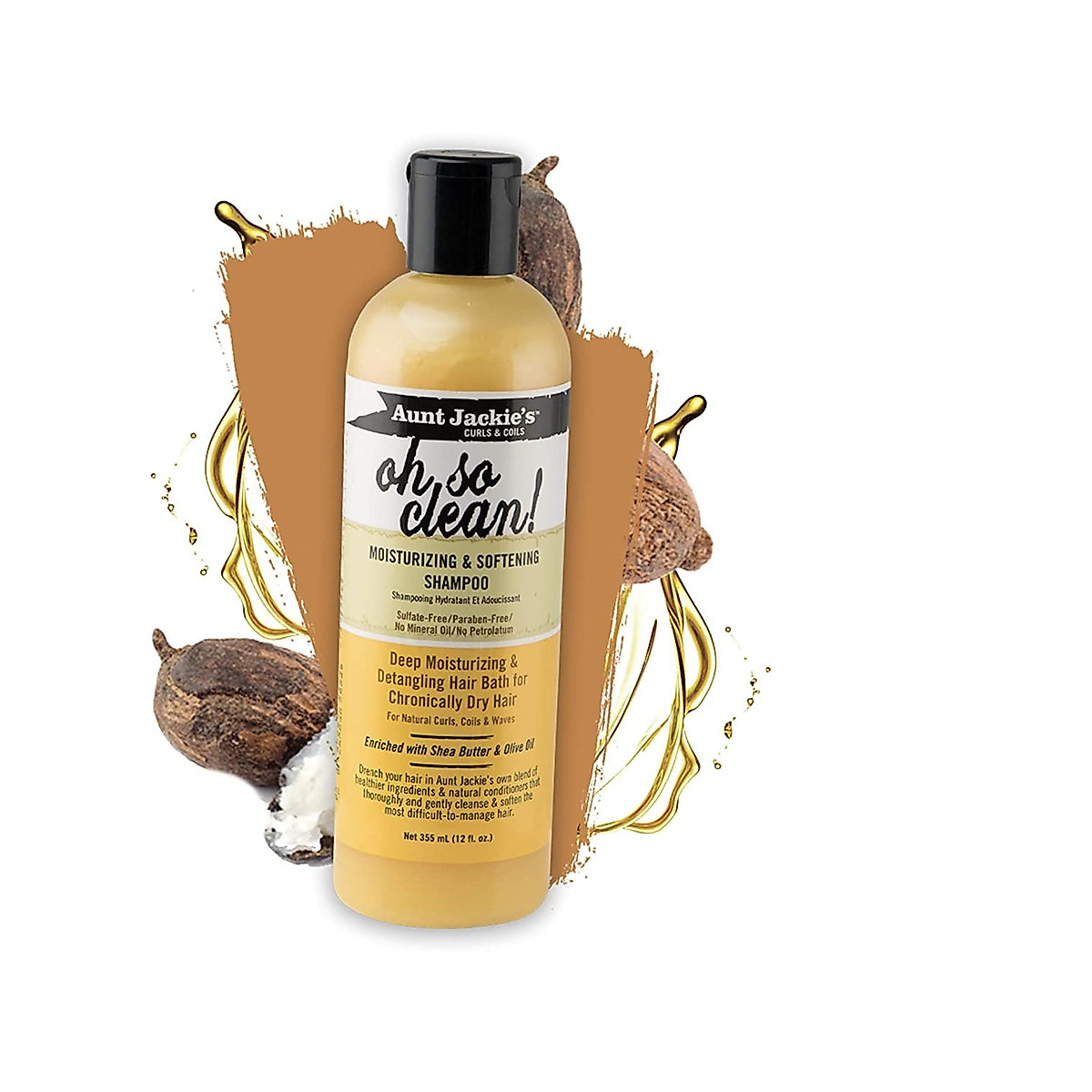 Aunt Jackie's oh so clean! 6oz - Moisturizing & Softening Shampoo