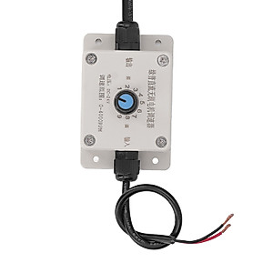 CUEI 30W Concrete Vibrator Vibration Motor, Waterproof 4000RPM DC Electric Vibrating Motor with Speed Controller & Adjustable Exciting Force, Aluminum Alloy Vibrating Vibrators for Shaker Table(#2)