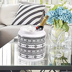 Hedume Kitchen Canister, Ceramic Large Food Storage Jar with Airtight Seal Wooden Lid, 100 Fl Oz Porcelain Food Storage Canister for Home and Kitchen Serving for Coffee, Sugar, Tea, Flour and More