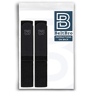 BeltBro Women's 2 Large No Buckle Elastic Belt — Fits 1 Inch Belt Loops, Comfortable and Easy To Use