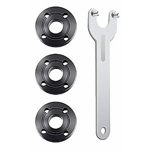 Fyjbnh 9PCS Angle Grinder Nut Angle Grinder Wrench Kit 5/8-11 Flange Metal Lock Nut for Compatible with Dewalt Milwaukee Makita193465-4 Metabo Bosch 4.5" 5" Grinder Parts