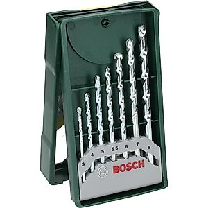 Bosch 2607019581 Masonry Drill "Mini-x-Line" 7 Pcs