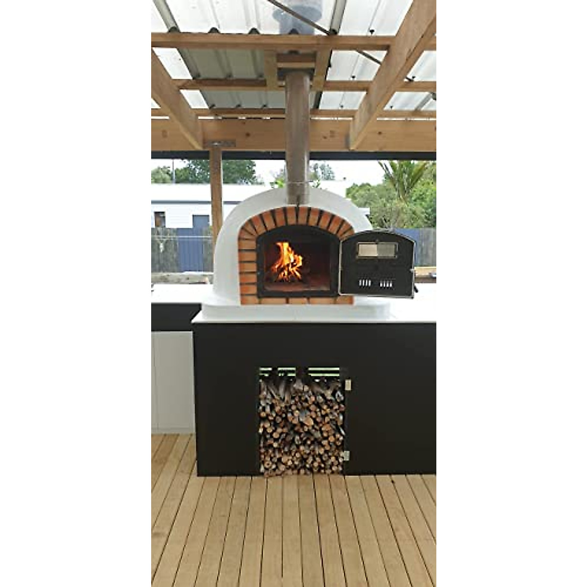 Authentic Pizza Ovens Lisboa Premium, Wood Fire Outdoor Oven