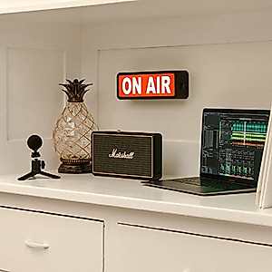 [Alfoto] ON AIR SIGN LED LIGHT/ #1 Item for (Youtube/Studio/Home Studio/Company/Desk or Wall Decor). Simple and easy ON/OFF Switch Button. Available for both USB Powered and AA Battery Powered.