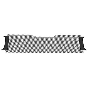 APS Compatible with Ford F-250 F-350 F-450 F-550 SD 2011-2016 Lower Bumper Stainless Steel Black Mesh Grille Insert F76829G