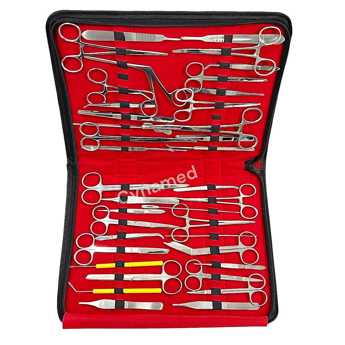 157 Pcs Advanced Dissection SET For Anatomy & Biology Students With 1 SCISSORS ! FORCEPS ! HEMOSTAT-! Blades - Case - Lab Veterinary Botany Stainless Steel Set For Frogs Animals etc