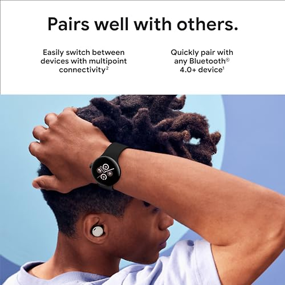 Google Pixel Buds Pro - Noise Canceling Earbuds - Up to 31 Hour Battery Life with Charging Case[2] - Bluetooth Headphones - Compatible with Android - Porcelain