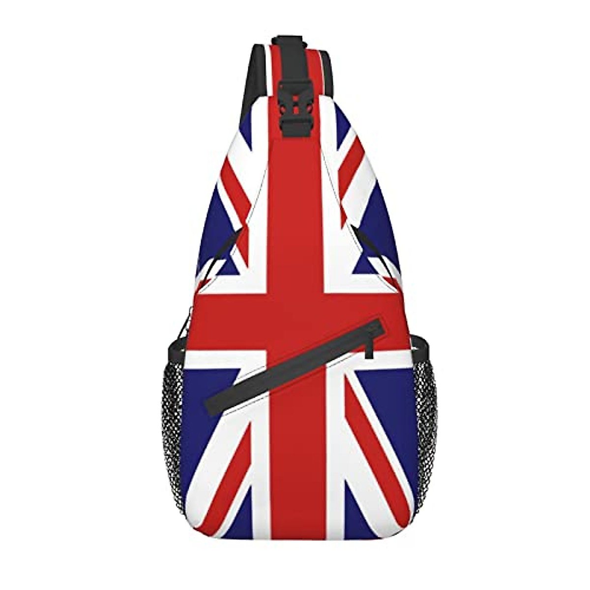 British Flag Britain English England Crossbody Sling Backpack Sling Bag Travel Hiking Chest Bag Daypack