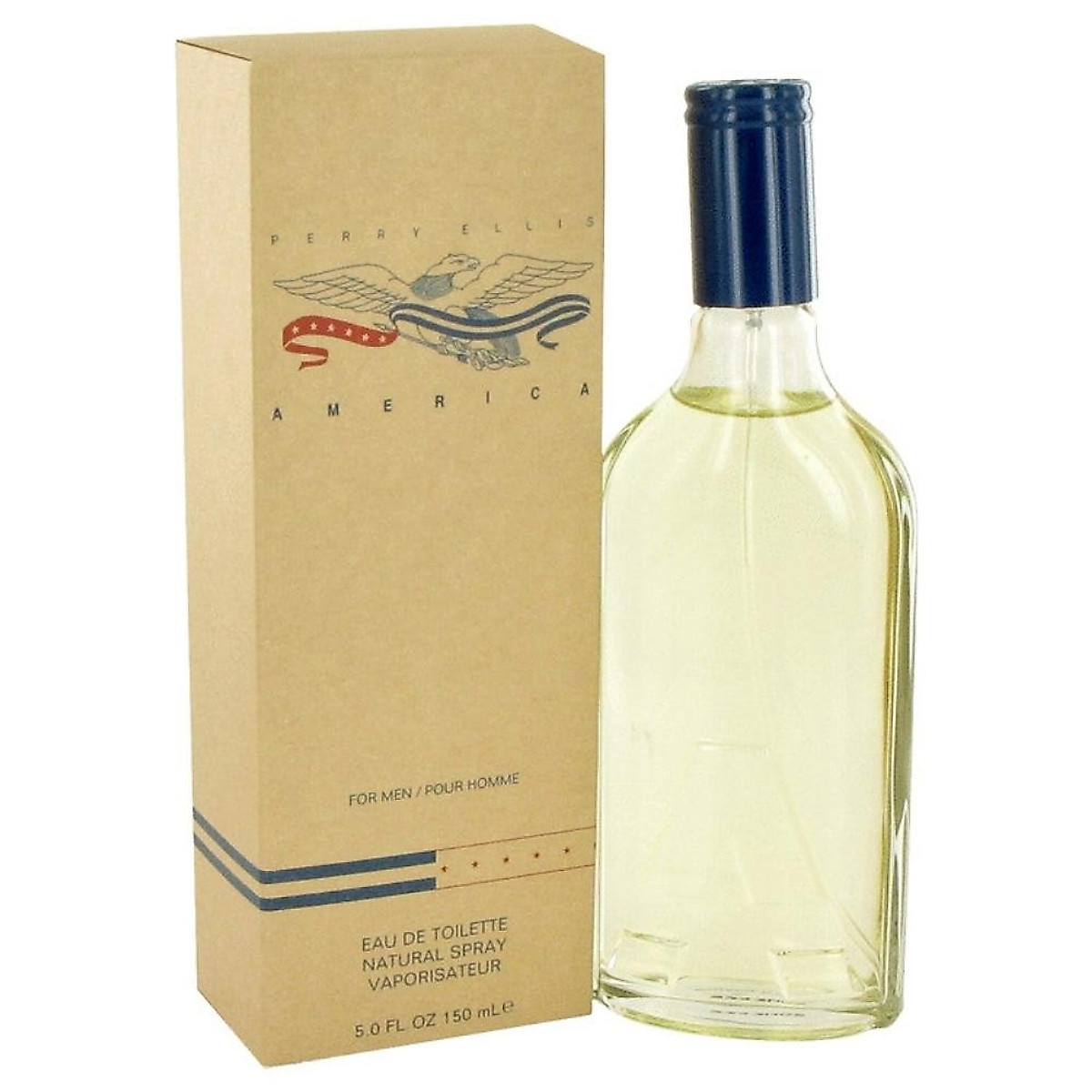 America By Perry Ellis For Men. Eau De Toilette Spray 5.0 Oz.