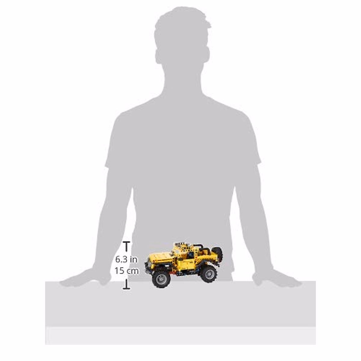 LEGO® Technic™ Jeep® Wrangler 42122; An Engaging Model Building Kit for Kids Who Love High-Performance Toy Vehicles