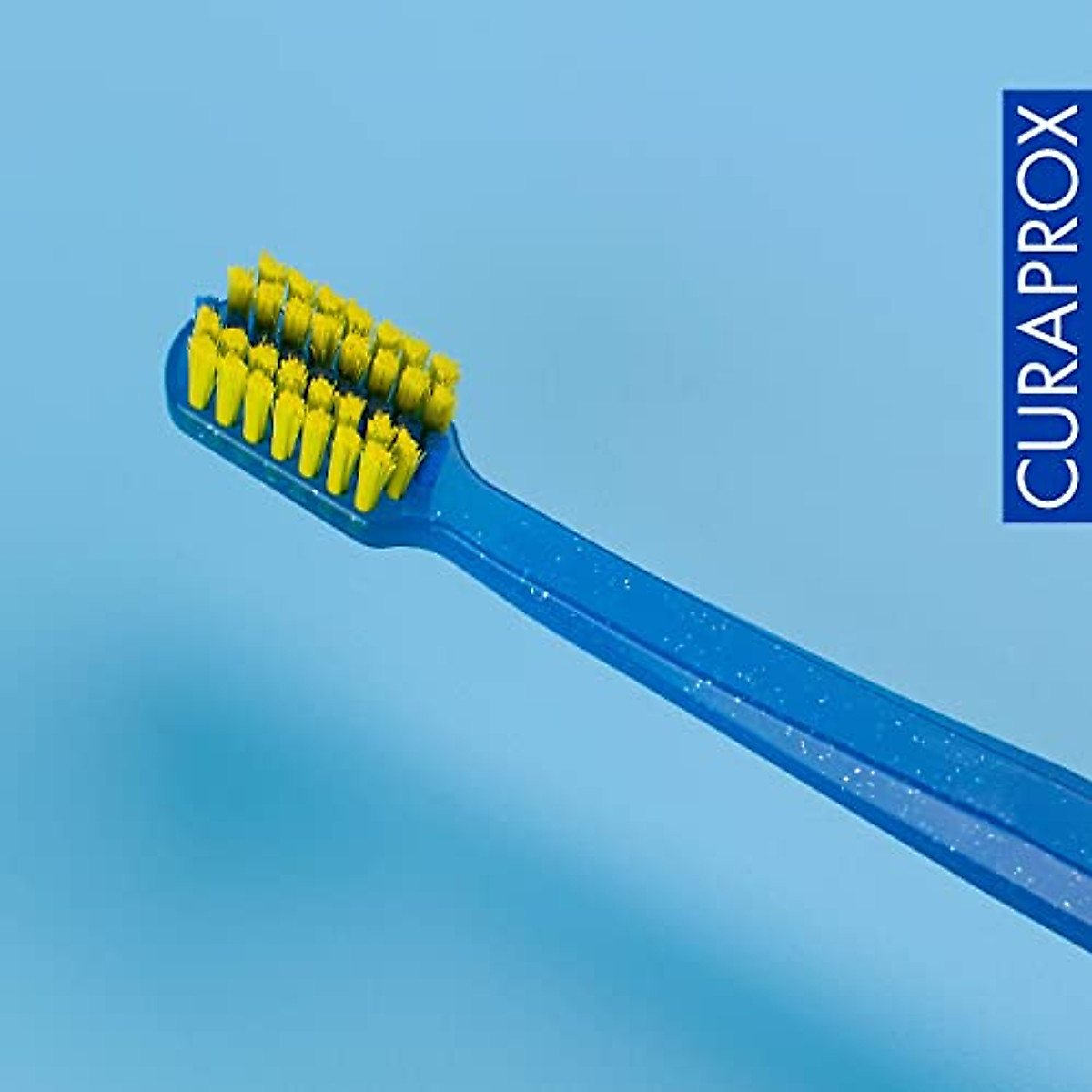 Curaprox CS 5460 Ultra-Soft Orthodontic Toothbrush for Braces with Ultra-Fine Filaments and Compact, Slightly Angled Toothbrush Head for Improved Tooth and Gum Health