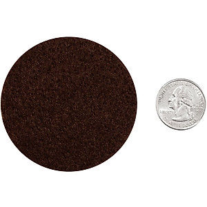 Playfully Ever After 2.5 Inch Brown 46pc Stiff Felt Circles