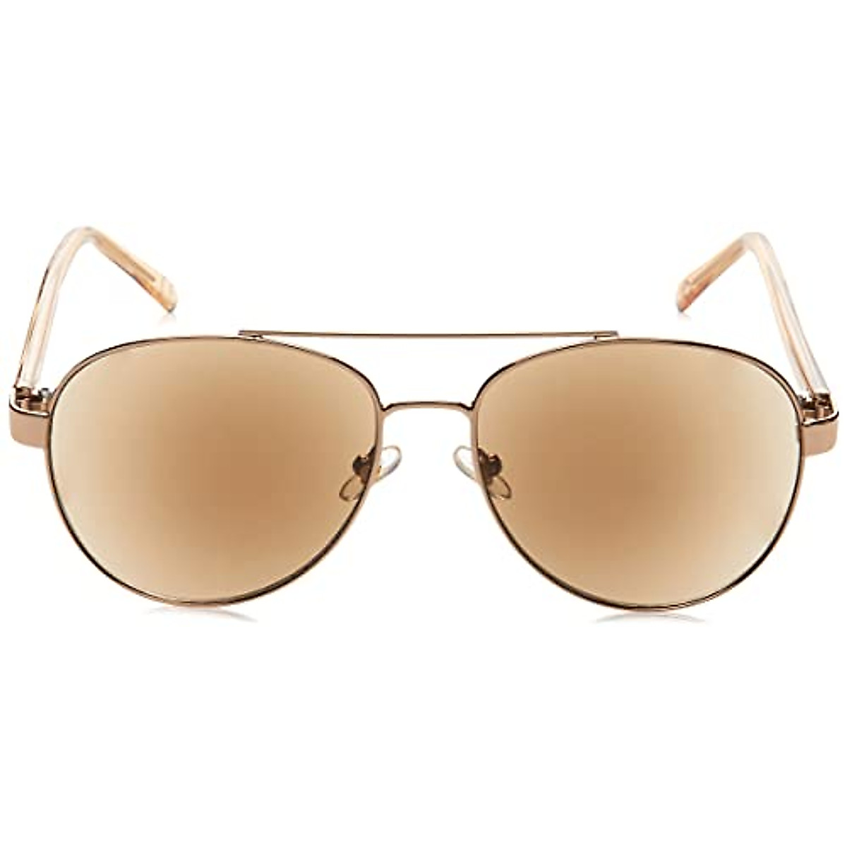 Sofia Vergara x Foster Grant Women's Carmen Full Lens SunReaders Aviator Reading Glasses, Shiny Bronze, 57 mm + 1.5