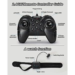 Jovow RC Stunt Car, 2.4GHz 4WD Gesture Sensing Remote Control Car with Cool Light and Music, Double-Sided 360° Flips RC Cars for Boys Age 6-12 4-7 8-12 Birthday Gifts Toy Cars(Blue)