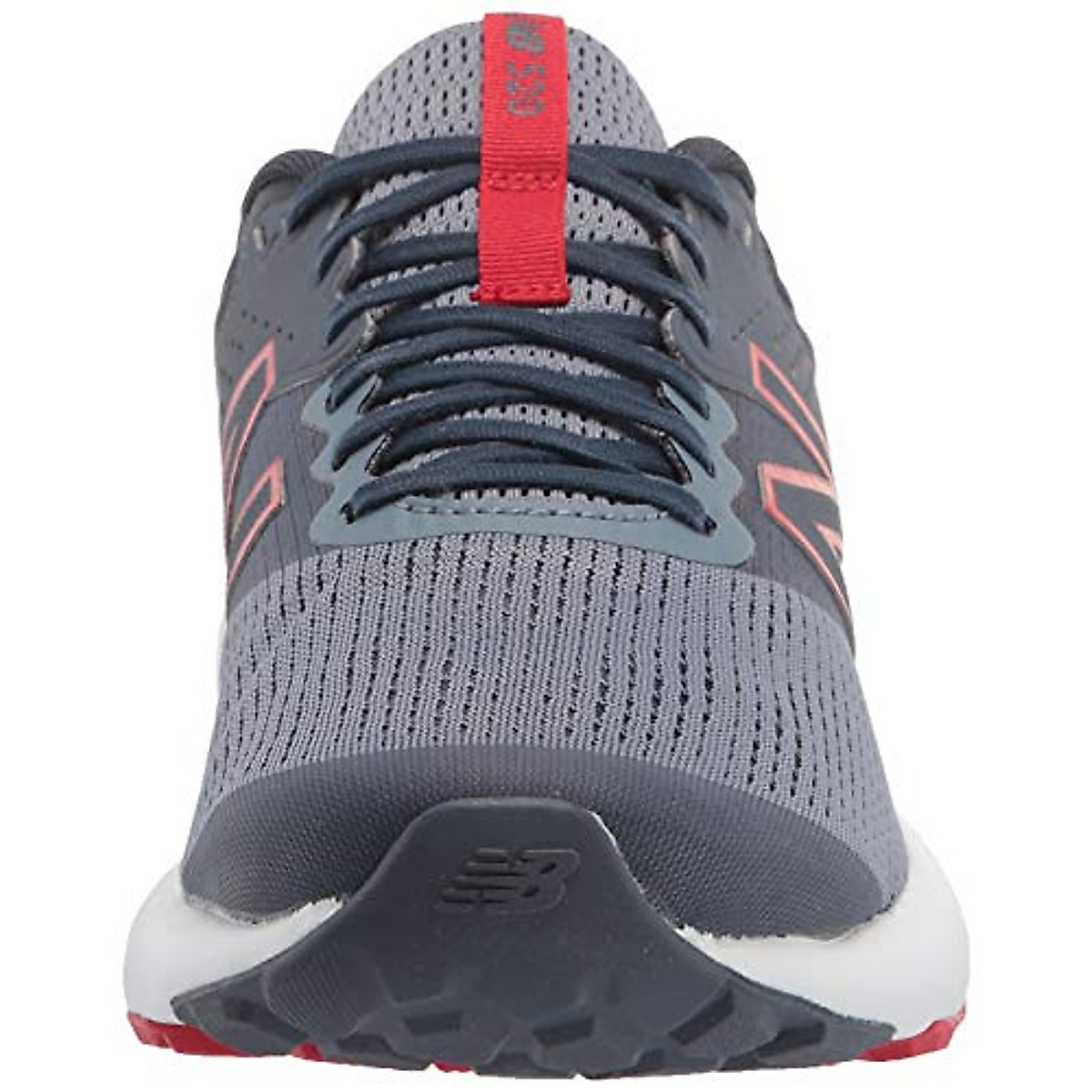New Balance Men's 520 V7 Running Shoe, Grey/Red, 12
