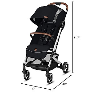 gb QBit+ All-City Stroller, Velvet Black
