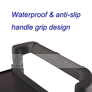 NEOCHY Movable Trolleys, Kitchen Storage Hand Trucks, Large Catecart for Hotel, Cart Liquor Trolley for Aircraft Cabin