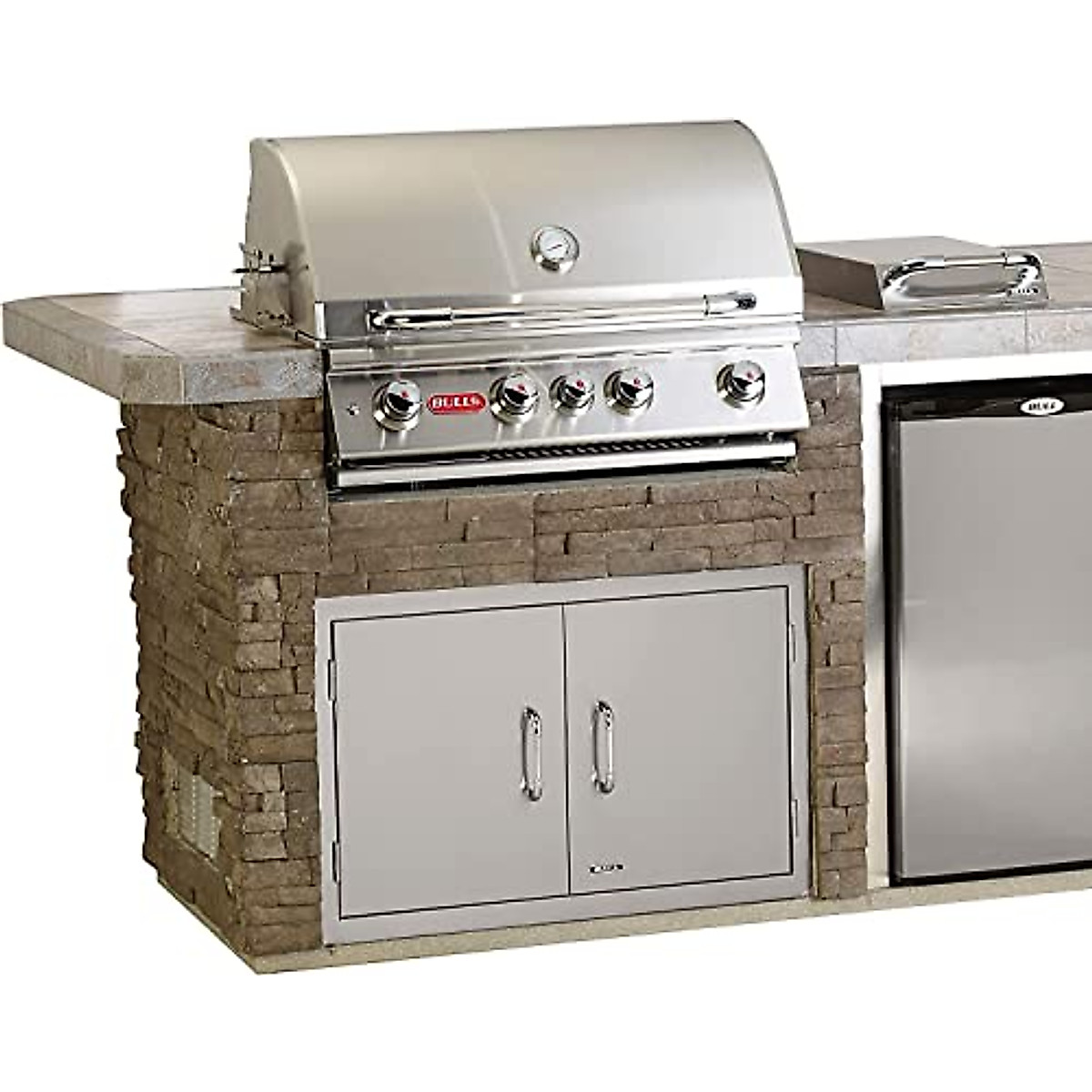 Bull Outdoor Products 33568 Stainless Steel Double Door