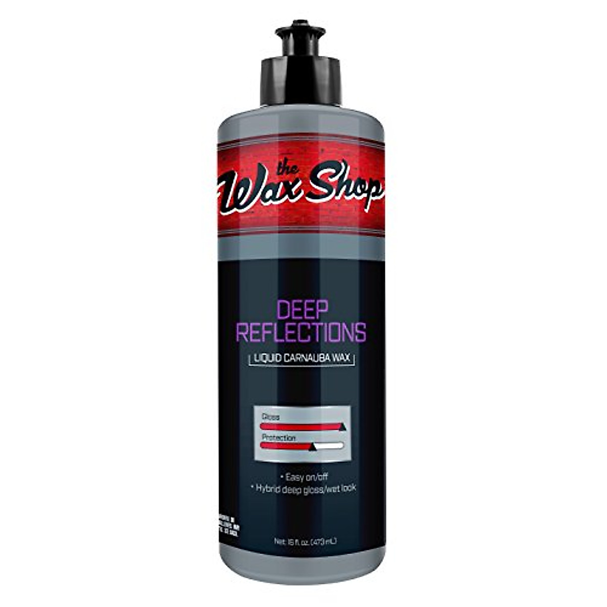 the Wax Shop 50964 Deep Reflections Liquid Carnauba Wax - 16oz