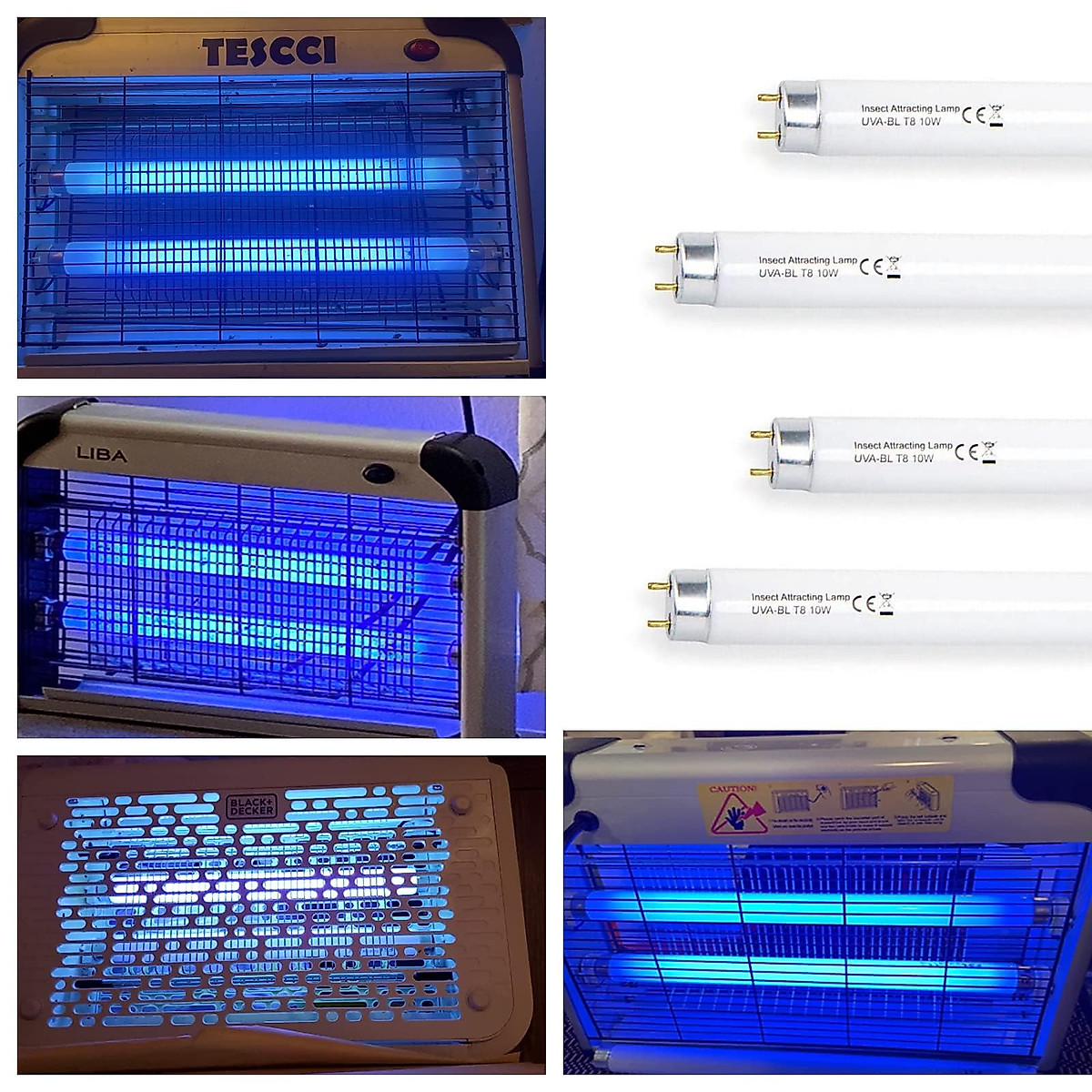 Celiwace T8F10W BL 10W Fluorescent Bulb Compatible with Aspectek LiBa, T8 10 Watt Replacement Tube for 20W Electronic Device 13 Inches BL Light