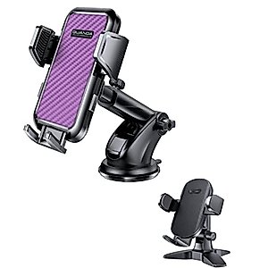 GUANDA TECHNOLOGIES CO., LTD. Cell Phone Stand, Desk Phone Holder, Upgraded Car Mount Phone Holder Dashboard Windshield