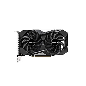 Gigabyte GeForce GTX 1650 D6 WINDFORCE OC 4G (rev. 2.0) Graphics Card, 172mm Compact Size, 4GB 128-Bit GDDR6, GV-N1656WF2OC-4GD REV2.0 Video Card