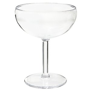 G.E.T. SW-1405-1-SAN-CL-EC Heavy-Duty Shatterproof Plastic Margarita Glasses, BPA Free, 12 Ounce (Set of 4)