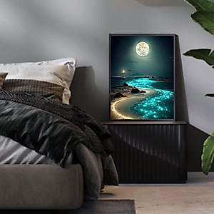 YOUYIDUN-5D DIY Diamond Art Kits,Magical Scenery Diamond Crystal Painting Kits Full Drill by Numbers,Diamond Rhinestone Cross Stitch Embroidery Painting for Kids Adults Gifts Home Wall Decorations-C