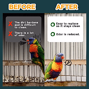 HA SHI Bird Cage Liner - 120 Acid-Free Newsprint Sheets, 31" x 21.5", 5.5 lb - Perfect for Packing, Pet Cages, Non-Toxic & Safe for Birds, Ideal for Crafts, Shipping, Moving