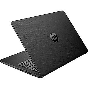 HP 14 Inch Premium Laptop, AMD Athlon Silver 3050U up to 3.2 GHz(Beat i5-7200U), 8GB DDR4 RAM, 128GB SSD+500GB HDD, Bluetooth, Webcam,WiFi,Type-C, HDMI, Windows 10 S, Black + Laser HDMI