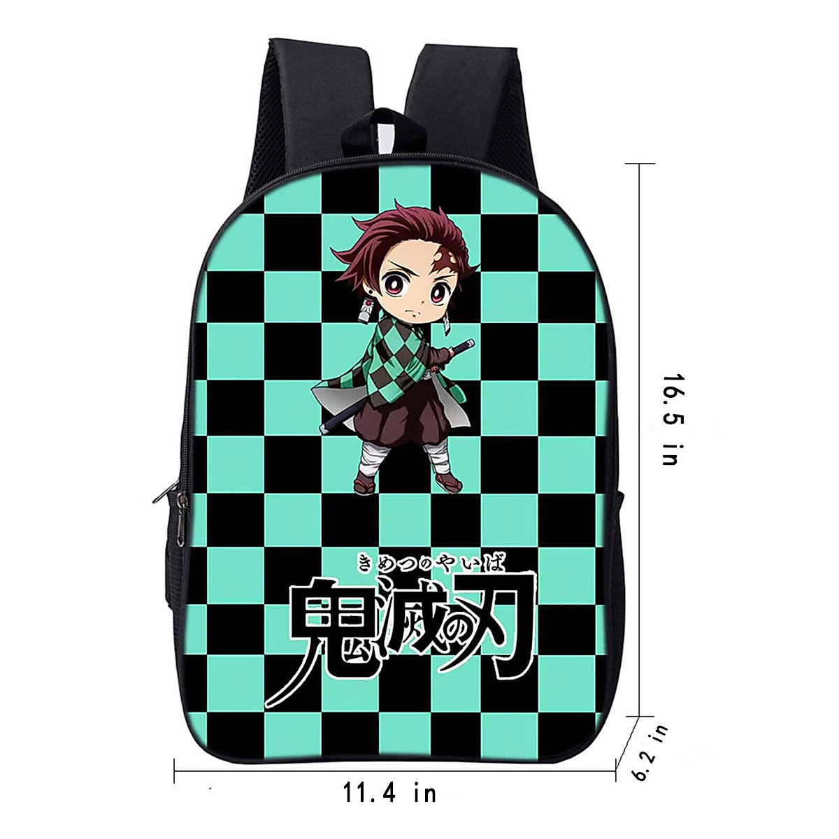 Anime Backpack, Casual Backpack for Boys and Girls, 3D Printed Laptop Backpack 2-One Size