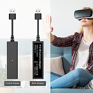 Cliplanyard PS VR Adapter PS5 Camera Adapter for PS5, Mini Camera Adapter for Playing PS VR on PS5, PSVR to PS5 Converter Cable Adapter