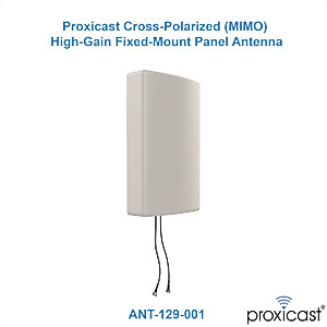 Cross-Polarized Antenna + 2X 25 ft SMA/N Cables + Free Silicone Tape (ANT-129-001-BDL-25)