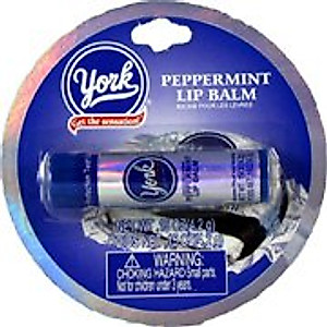 Peppermint Lip Balm - Flavored Lip Balm, 1 pc,(York)