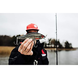 Lure with Two No 3/0, 1-1.4m, Swim Depth, 16cm, Live Roach Size