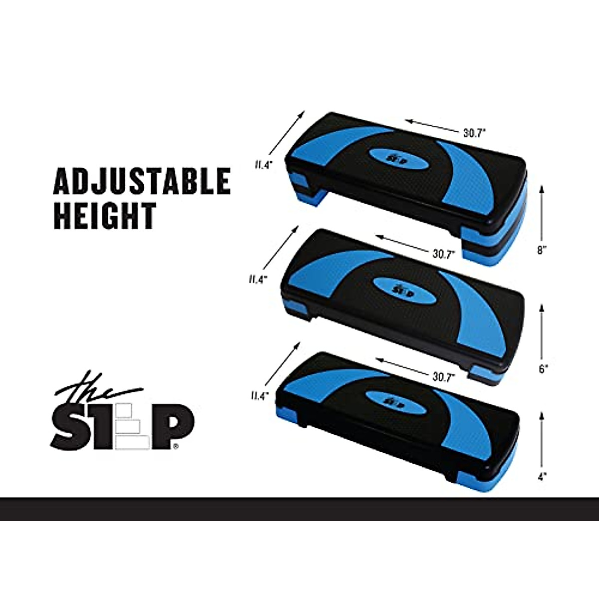 The Step Large Aerobic Stepper for Home Workout Steppers for Exercise