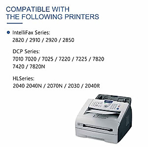 ALUMUINK 1 Pack TN350 TN-350 Compatible Toner Cartridge Replacement for Brother DCP-7010 7820 7420 7820N HL-2040 2040N 2070N 2030 2040R IntelliFax 2820 2910 2920 Printer