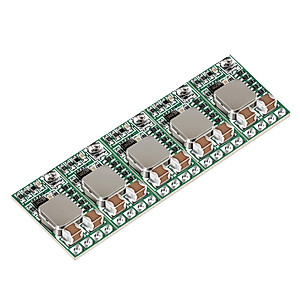 DROK 5v Regulator, 5pcs Mini Voltage Reducer DC 4.5-24V 12V 24V Step Down to 5V Buck Converter Board 3A Volt Step-Down Transformer Power Supply Module